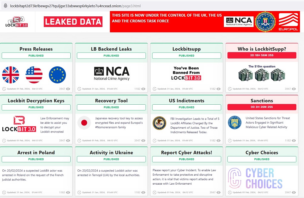 Investigación Internacional interrumpe operación de LockBit, el grupo ...